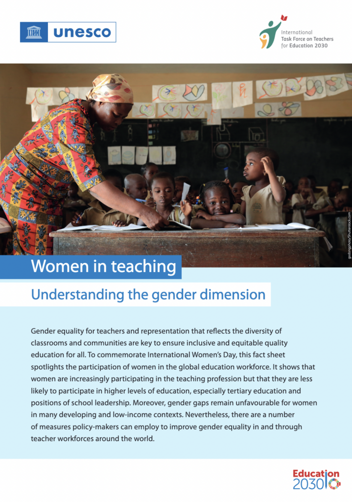 Women in teaching: understanding the gender dimension – EquityEdHub